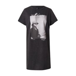 Only Kleid 'ONLLUCY' Damen Gr&ouml;&szlig;e 34 grau / schwarz / wei&szlig; Sommerkleid