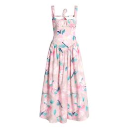 Bardot Kleid 'CARTIA' Damen Gr&ouml;&szlig;e 42 azur / gelb / rosa
