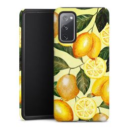 DeinDesign Galaxy S20 FE Handy Panzer Handyh&uuml;lle robuste Outdoor H&uuml;lle Schutzh&uuml;lle matt Summer Lemon Fruits Tough Case