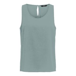 Blusenshirt Only "ONLNOVA LIFE VIS S/L TOP SOLID", Damen, Gr. 34, blau (abyss), Web, Obermaterial: 100% Viskose, unifarben, regular fit, Rundhals, Shirts Blusenshirt