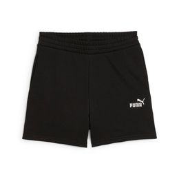 Puma Sportshorts 'ESS No. 1' Damen Gr&ouml;&szlig;e XL hellgrau / schwarz
