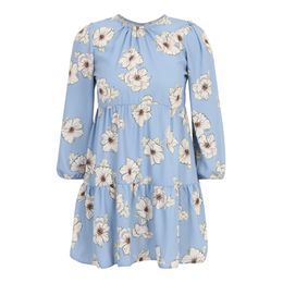 Dorothy Perkins Petite Kleid Damen Gr&ouml;&szlig;e 42 hellblau / schwarz / wei&szlig; Sommerkleid