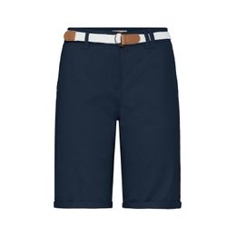 Bermudas oxmo "Bermudas OXChakira", Damen, Gr. 44, N-Gr, blau (insignia b), Obermaterial: 98% Baumwolle CO. 2% Elasthan EL., Hosen Bermudas