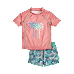 Playshoes UV-Schutz M&auml;dchen Gr&ouml;&szlig;e 134/140 royalblau / gr&uuml;n / koralle / wei&szlig;