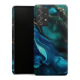 DeinDesign Galaxy A52s 5G Handy Premium Case Smartphone Handyh&uuml;lle Schutzh&uuml;lle matt Marble Art Ombre Premium Case
