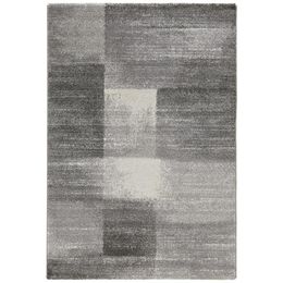 Novel Webteppich, Grau, Textil, Karo, rechteckig, 160x230 cm, Oeko-Tex&reg; Standard 100, f&uuml;r Fu&szlig;bodenheizung geeignet, Teppiche & B&ouml;den, Teppiche, Moderne Teppiche