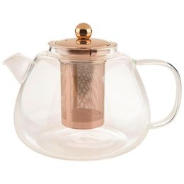 Leonardo Teekanne TE PER TE, Klar, Glas, 1500 ml, 19x15.5x17.3 cm, Ausgie&szlig;er, Siebeinsatz, Kaffee & Tee, Kannen, Teekannen