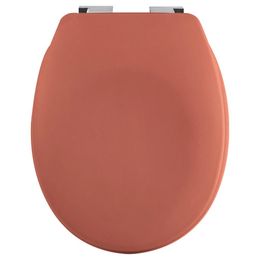 Spirella Wc-Sitz, Terracotta, Kunststoff, 37.3x5 cm, Deckel mit Absenkautomatik, passend f&uuml;r alle handels&uuml;blichen WCs, Antirutschnoppen, Badezimmer, WC Ausstattung, WC Sitze