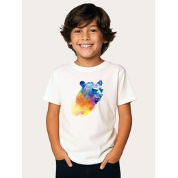 WOOOP Shirt "Sunny Bear" in Creme - 64% | Gr&ouml;&szlig;e 152 | Kinder-oberteile