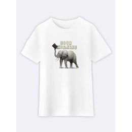 WOOOP Shirt "Good morning" in Wei&szlig; - 64% | Gr&ouml;&szlig;e 116 | Kinder-oberteile