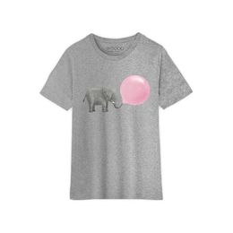 WOOOP Shirt "Jumbo bubble gum" in Grau - 61% | Gr&ouml;&szlig;e 140 | Kinder-oberteile