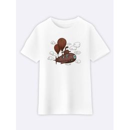 WOOOP Shirt "The fantastic voyage" in Wei&szlig; - 61% | Gr&ouml;&szlig;e 152 | Kinder-oberteile