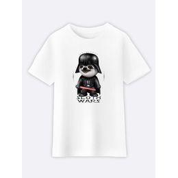 WOOOP Shirt "Sloth wars" in Wei&szlig; - 61% | Gr&ouml;&szlig;e 152 | Kinder-oberteile