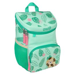 Scooli Rucksack "Leo Lion - Mini-Me" in Gr&uuml;n - (B)20 x (H)29 x (T)13 cm - 16% | Kinder-rucksaecke-taschen