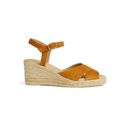 Geox Leder-Sandaletten "Gelsa" in Hellbraun - 48% | Gr&ouml;&szlig;e 38 | Damen-sandalen