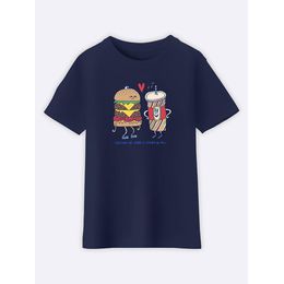 WOOOP Shirt "Together" in Dunkelblau - 61% | Gr&ouml;&szlig;e 116 | Kinder-oberteile