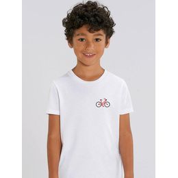 WOOOP Shirt "Velo" in Wei&szlig; - 64% | Gr&ouml;&szlig;e 104 | Kinder-oberteile
