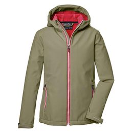 Killtec Softshelljacke "Kos 358" in Oliv - 35% | Gr&ouml;&szlig;e 152 | Kinder-outdoor-jacken