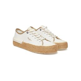 Pepe Jeans Footwear Sneakers "Samoi" in Wei&szlig; - 56% | Gr&ouml;&szlig;e 40 | Damen-sneakers