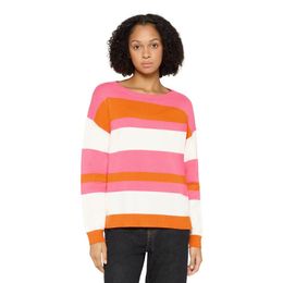 Cartoon Pullover in Pink/ Orange/ Wei&szlig; - 64% | Gr&ouml;&szlig;e 46 | Damen-pullover-cardigans