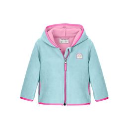 First Instinct by Killtec Fleecejacke "Fios 3" in Hellblau/ Pink - 33% | Gr&ouml;&szlig;e 110/116 | Kids-fleecejacken-fleecepullover