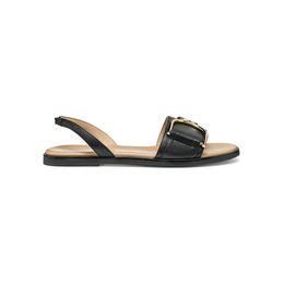 Geox Leder-Sandalen "Naileen" in Schwarz - 54% | Gr&ouml;&szlig;e 36 | Damen-sandalen