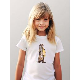 WOOOP Shirt "Otter" in Wei&szlig; - 64% | Gr&ouml;&szlig;e 92 | Kinder-oberteile