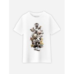 WOOOP Shirt "Zoo Escape" in Wei&szlig; - 64% | Gr&ouml;&szlig;e 152 | Kinder-oberteile