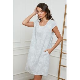 Fleur de Lin Leinen-Kleid in Grau - 77% | Gr&ouml;&szlig;e L | Damen-kleider
