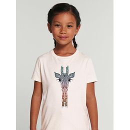 WOOOP Shirt "Giraffe" in Wei&szlig; - 64% | Gr&ouml;&szlig;e 152 | Kinder-oberteile