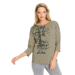 Heine Shirt in Khaki - 67% | Gr&ouml;&szlig;e 40 | Damen-tops