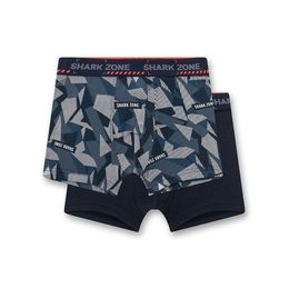 Sanetta 2er-Set: Boxershorts in Grau/ Schwarz - 30% | Gr&ouml;&szlig;e 152 | Kinder-waesche