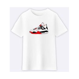 WOOOP Shirt "Jordan" in Wei&szlig; - 64% | Gr&ouml;&szlig;e 104 | Kinder-oberteile