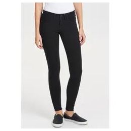 Ankle-Jeans Only "ONLKENDELL ETERNAL LIFE ANKLE BLACK NOOS", Damen, Gr. XS (34), L&auml;nge 32, schwarz, Denim/Jeans, Obermaterial: 53% Viskose, 29% Baumwolle, 17% Polyester, 1% Elasthan, unifarben, skinny fit kn&ouml;chellang, Jeans, mit Zipper am Saum
