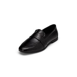 Marc O'Polo Loafer MARC O'POLO "aus veredeltem Rindleder", Damen, Gr. 36, schwarz, Obermaterial: 100% Leder (Rind), unifarben, Schuhe Loafer