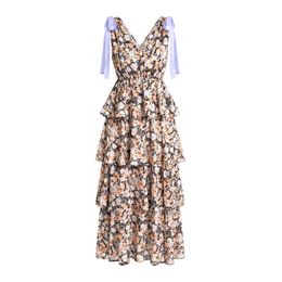 Imily Bela Kleid Damen Gr&ouml;&szlig;e 38 hellblau / puder / schwarz / wei&szlig; Sommerkleid