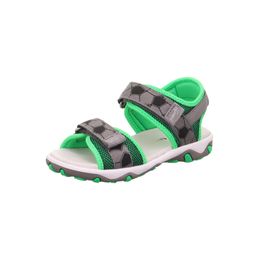 Superfit Sandale 'Mike 3.0' Jungen Gr&ouml;&szlig;e 28 stone / hellgr&uuml;n / schwarz / wei&szlig;