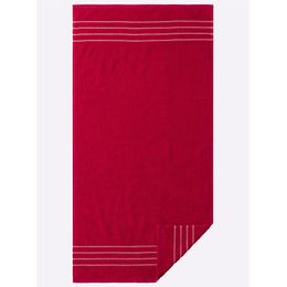 w&auml;schepur Handtuch W&Auml;SCHEPUR Gr. 5, rot, B:30cm L:50cm, 100% Baumwolle, Handt&uuml;cher