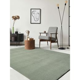 the carpet Teppich &raquo;Relax kuschelig & Super Soft, Anti-Rutsch Unterseite,&laquo; rechteckig 16 mm H&ouml;he Waschbar bis 30 Grad, Felloptik, Wohnzimmer Teppich, 