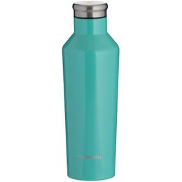 Typhoon Isolierflasche &raquo;PURE COLOUR I&laquo; Edelstahl in Trendfarbe, doppelwandig-isoliert, 0,5 Liter blau Edelstahl