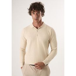 Felix Hardy Herren Polokragenpullover &raquo;Pullover mit Polo-Kragen und Kn&ouml;pfen&laquo; S