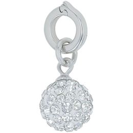 Amor Damen Charm Kugel &raquo;2038484, 2038485&laquo; mit Kristallglas silber