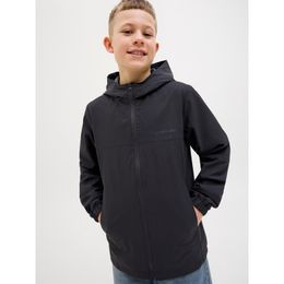 Jack & Jones Jack & Jones Junior Jungen Outdoorjacke &raquo;JORVESTERBRO HOOD JACKET SN JNR&laquo; mit Kapuze schwarz 152