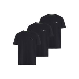 BOSS Green Damen BOSS Green T-Shirt Packung, 3er-Pack, 3 Rundhalsausschnitt, kurze &Auml;rmel, Regular fit, Logodruck 3XL