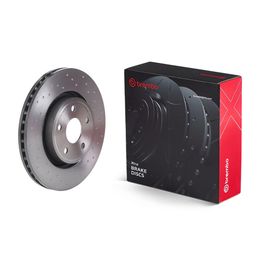 Brembo Bremsscheibe 09.N236.2X vorne rechts links Gelocht 350mm f&uuml;r DODGE JEEP CHRYSLER 2AMV5012AD 4755569AA 00K68240048AA