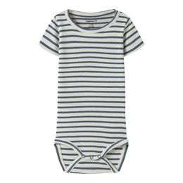 name it Jungen Kurzarmbody &raquo;NBNBANI SS BODY NOOS&laquo; Baumwollmischung, Jersey Rippqualit&auml;t 74, N-Gr