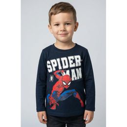 name it Jungen Langarmshirt &raquo;NMMNAZA SPIDERMAN LS TOP NOOS MAR&laquo; blau 86