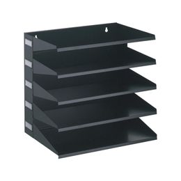 Durable Sortierreck Metall mit 5 F&auml;chern HxBxT 330x360x250mm schwarz | Gr.: onesize