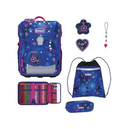 Scout Neo LED Schulranzen-Set 4-tlg. Sparkling Dream in blau | Gr.: onesize