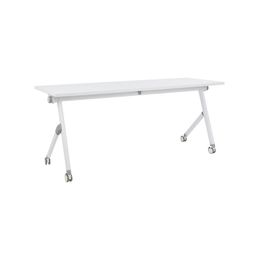 Beliani Zusammenklappbarer Schreibtisch BENDI in Wei&szlig; - (W) 180 x (H) 75 x (L) 60 cm | Gr.: onesize